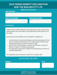 FBT and Workhorse Vehicles – Property Tax Specialists